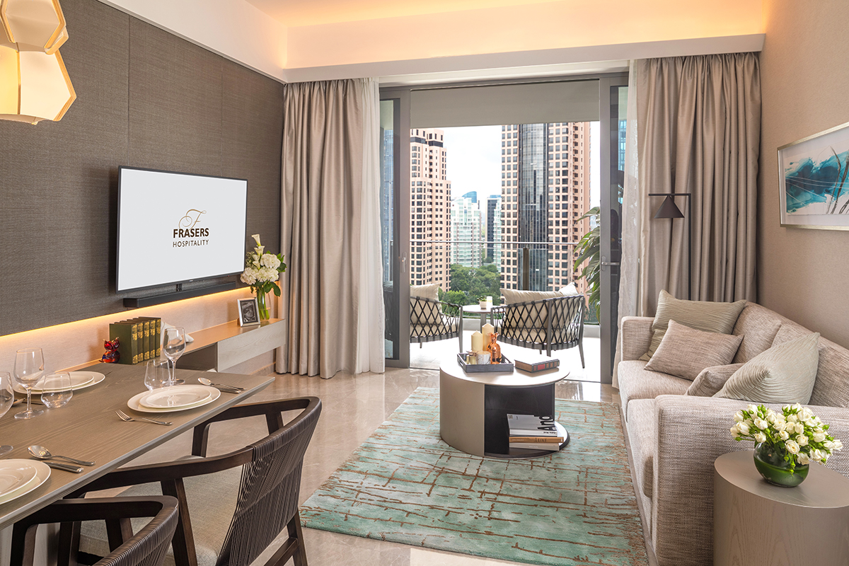 Two Bedroom Serviced Apartments in Singapore | Fraser Residence Orchard