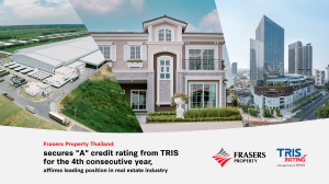 Frasers Property Thailand secures "A" credit rating from TRIS for the ...