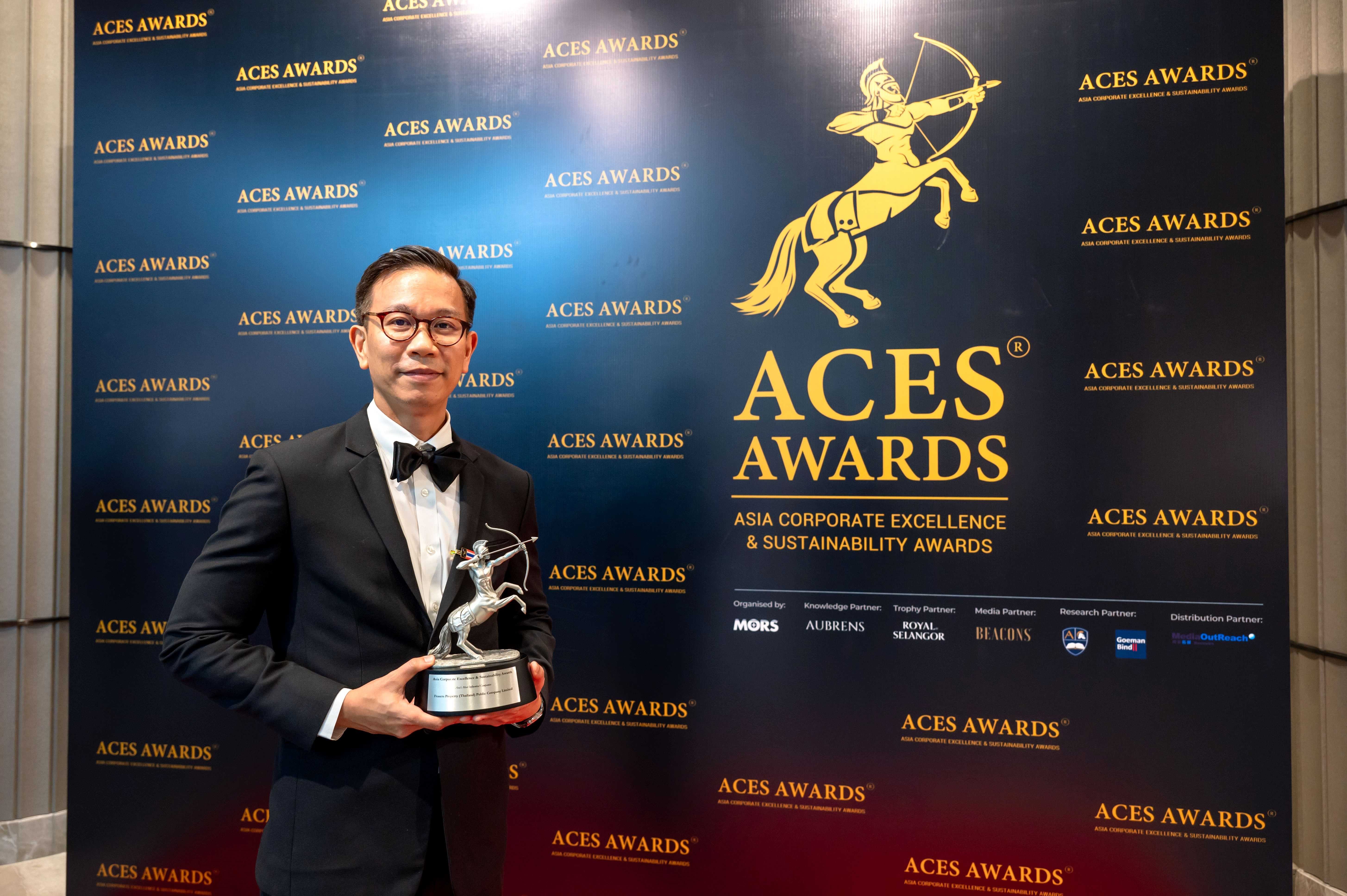 Frasers Property Thailand wins Asia's Most Influential Companies Award at ACES Awards 2024